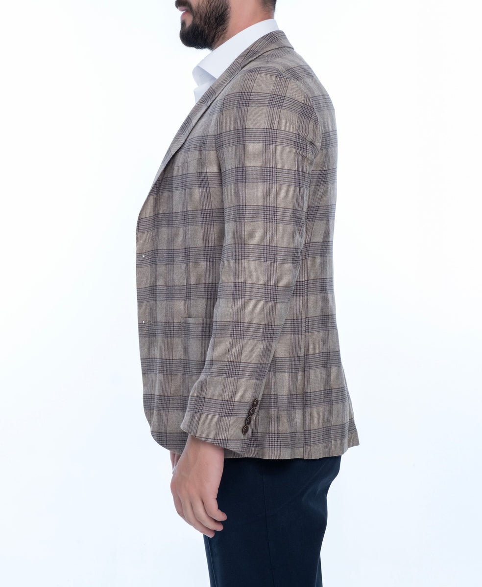 MAGNUM REGULAR FIT PLAID SPORT COAT – VELLAPAIS